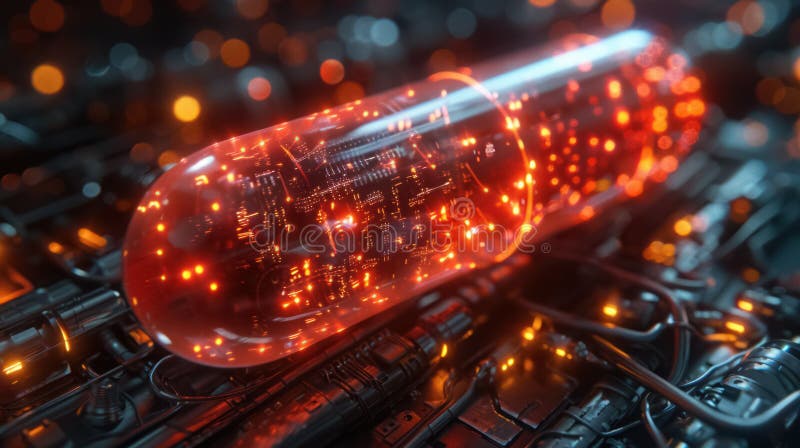 Microchip, Symbolizing Advanced AI Healthcare Technology for Modern ...