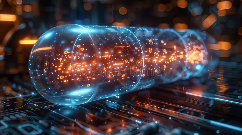 Microchip, Symbolizing Advanced AI Healthcare Technology for Modern ...