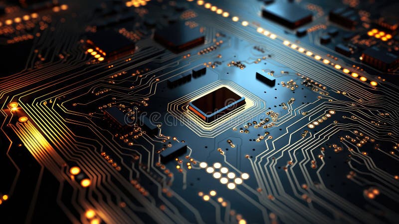 Microchip tech textures stock illustration. Illustration of surface ...