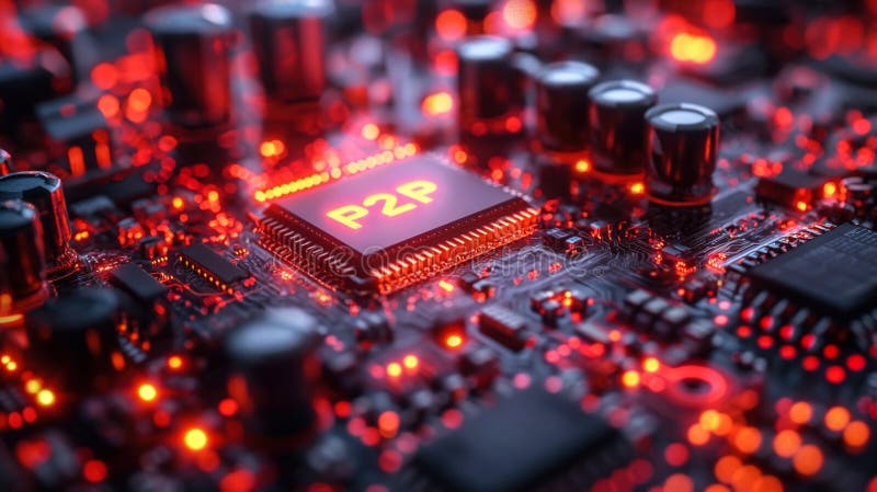 Microchip Technology Core Processing Unit Displaying P2p Letters