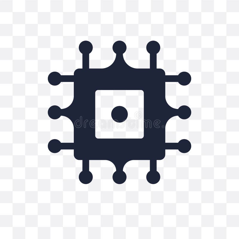 Microchip Transparent Icon. Microchip Symbol Design from Network Stock ...