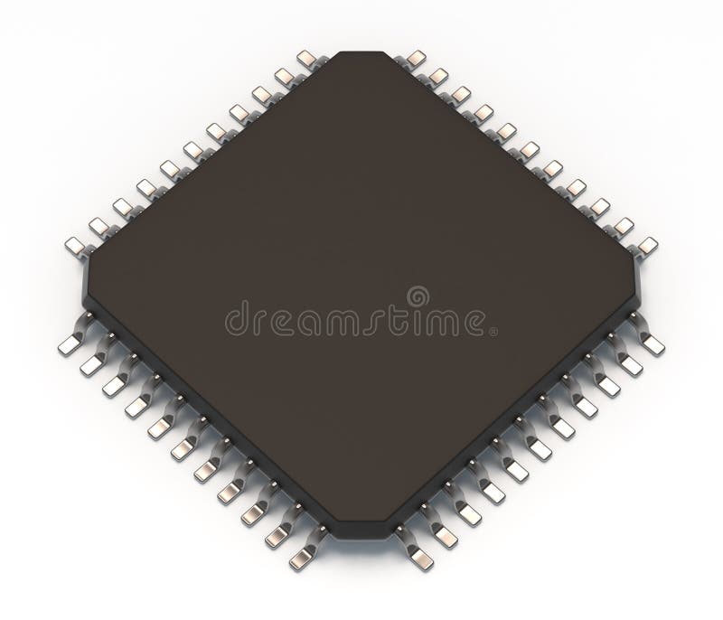 Microchip unit stock illustration. Illustration of configuration - 60594485