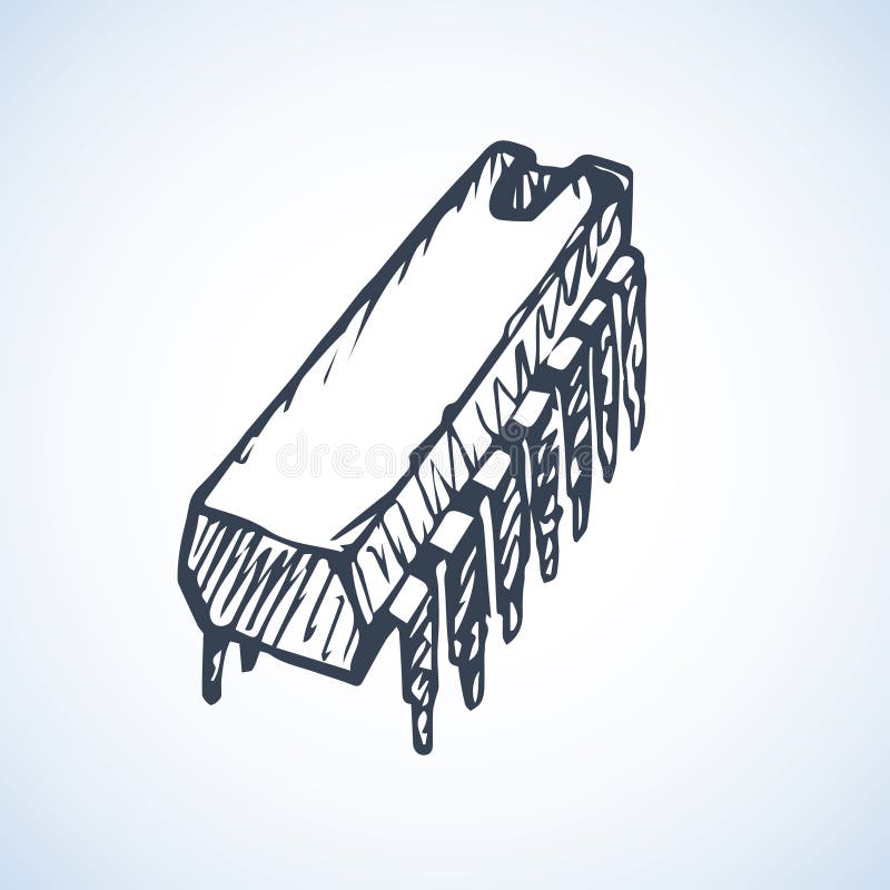 Microchip. Vector drawing stock vector. Illustration of binary - 73846626 Microchip. Vector drawing stock vector. Illustration of binary - 73846626