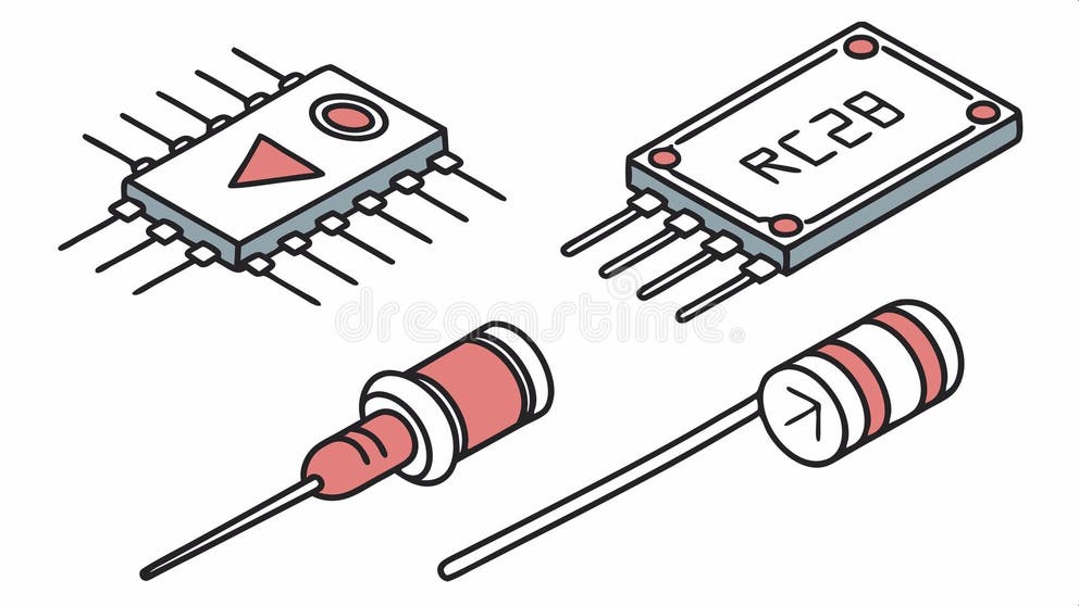 Microchip Vector Icon. Technology and Electronics Symbol for Circuits ...