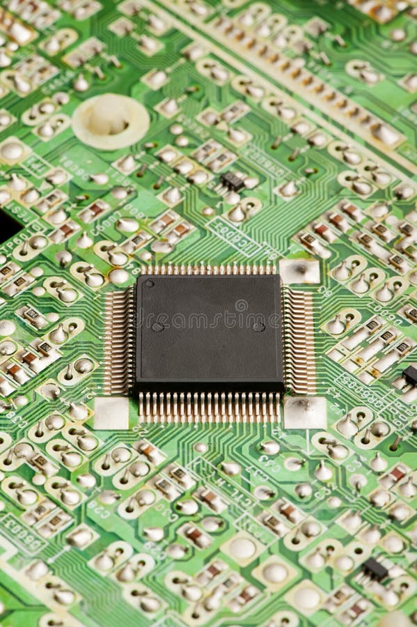 CPU chip stock photo. Image of electrical, circuit, processor - 27088062