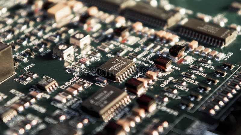 Microchips. stock image. Image of integrated, electronic - 82551937