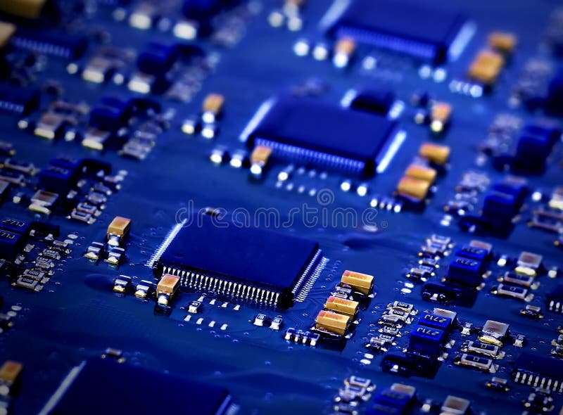 Microchips stock image. Image of cpus, hard, electronic - 1666503