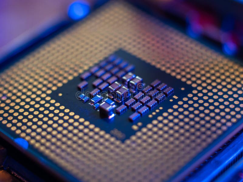 Microchips, Computer Boards, Close-up, Low Depth of Field, Stock Image ...