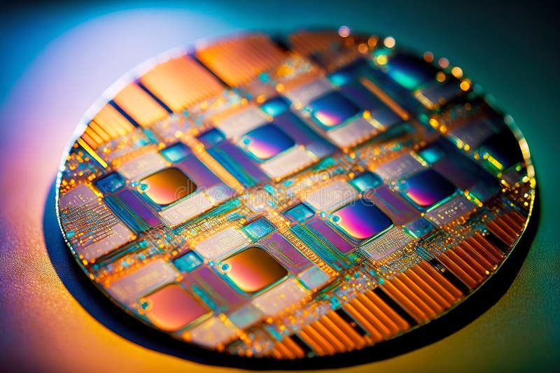 Microchips and Microchips for Technology Wafer Semiconductor ...