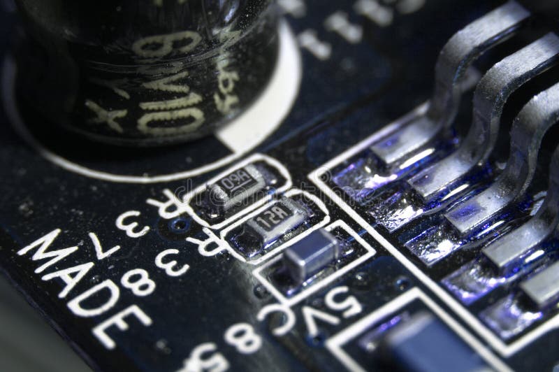 Microcircuit stock photo. Image of computer, component - 23455992