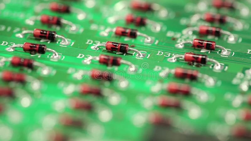 Microcircuit, Resistors and Chips and Laser Scanning Stock Footage ...