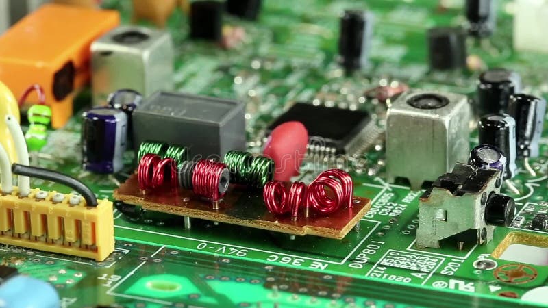 Microcircuit, Resistors and Chips and Laser Scanning Stock Footage ...