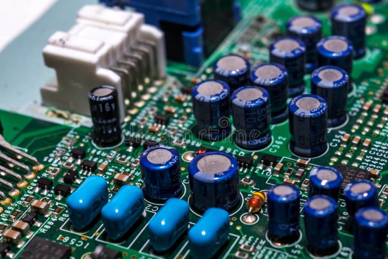 Microcircuits stock image. Image of science, device - 388221495