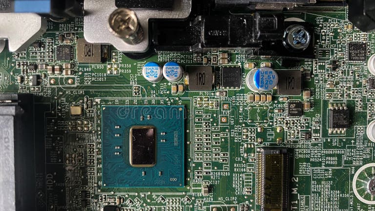 Microcircuits, Transistors, Close-up Stock Photo - Image of computer ...