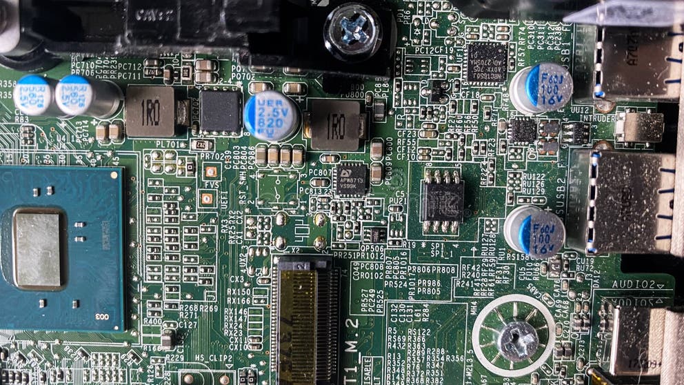 Microcircuits, Transistors, Close-up Stock Image - Image of memory ...