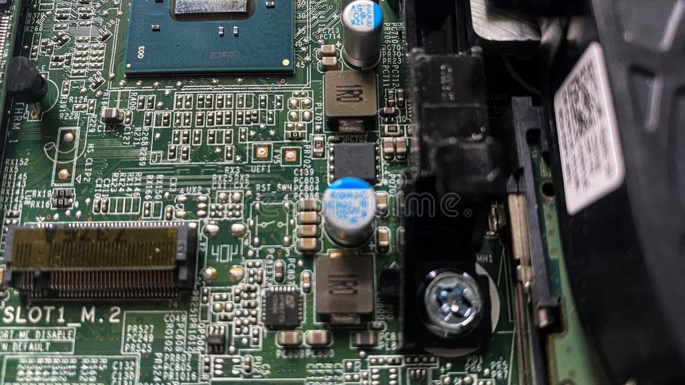 Microcircuits, Transistors, Close-up Stock Photo - Image of video ...