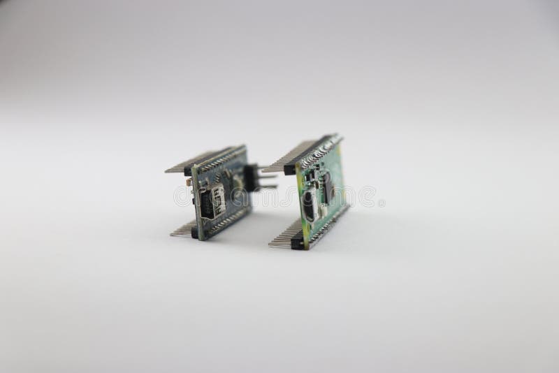 Microcontroller Boards Side View, Type of Prototyping Boards Used To ...