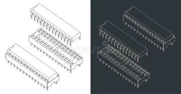 Socket Blueprints Stock Illustrations – 24 Socket Blueprints Stock ...