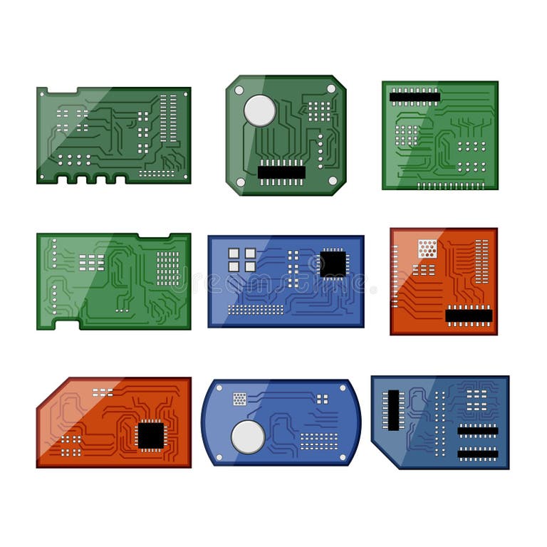 Microcontroller Illustration Stock Illustrations 552 Microcontroller