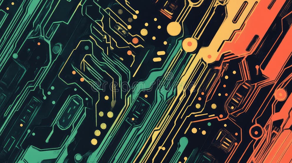 Sliding Circuit Board Ai Stock Illustrations – 7 Sliding Circuit Board ...