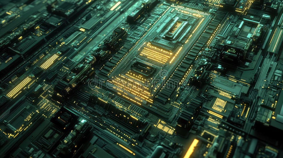 Sliding Circuit Board Illustration Stock Illustrations – 26 Sliding ...