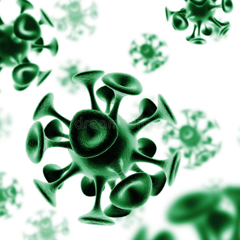 A Microcopic View of Micro Objects with Depth of Field. Stock Photo ...