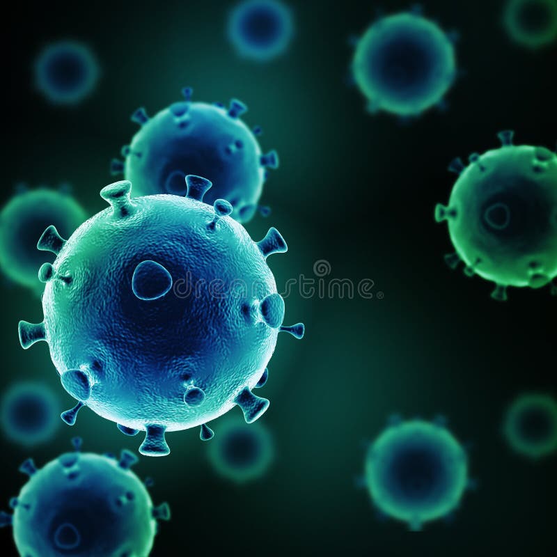 A Microcopic View of Micro Objects with Depth of Field. Stock Photo ...