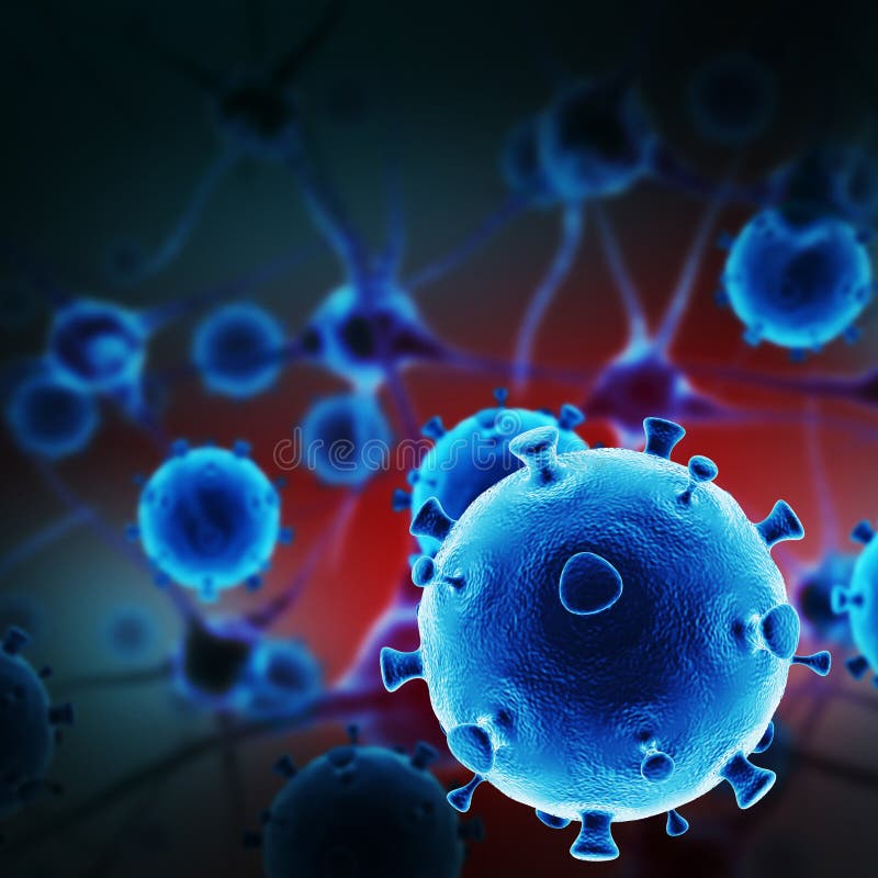 A Microcopic View of Micro Objects with Depth of Field. Stock Photo ...