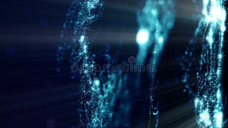 Microcosm or Space. Seamless Looped Footage with Beautiful Light ...