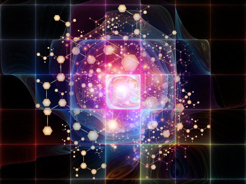 Microcosmos stock illustration. Illustration of structure - 183094458