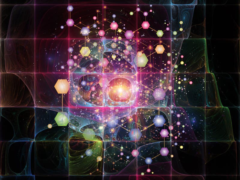 Microcosmos stock illustration. Illustration of nanotechnology - 172691356