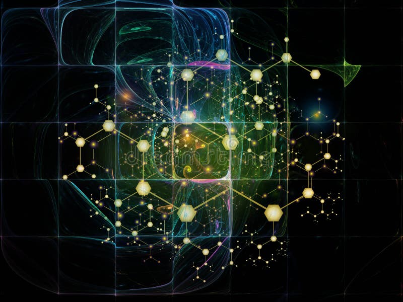 Microcosmos stock illustration. Illustration of structure - 183094458