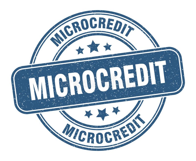 Microcredit Stamp. Microcredit Round Grunge Sign Stock Vector ...