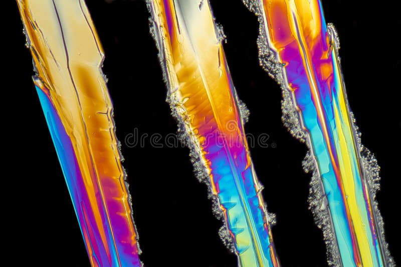 Microcrystals Del Nitrato De Sodio Imagen de archivo - Imagen de ...