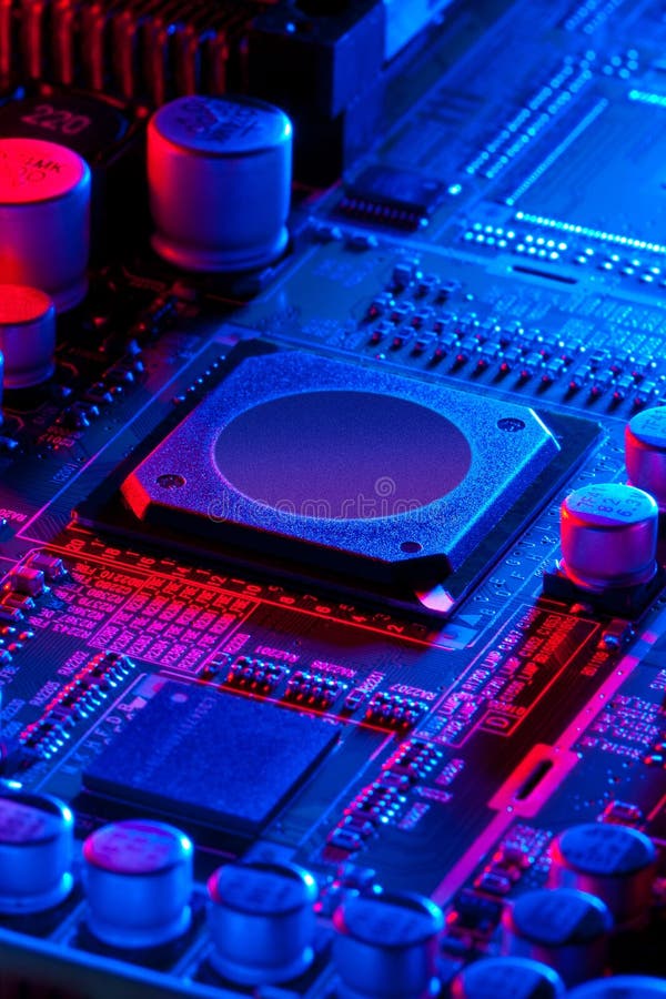 Microelectrónica imagen de archivo. Imagen de datos, cierre - 21789185