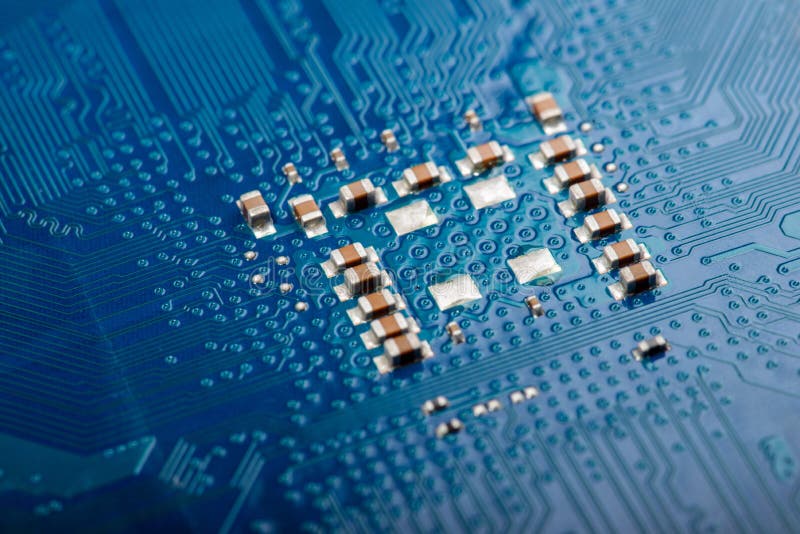 Microelectronic Technology in Computer Industry Stock Image - Image of ...