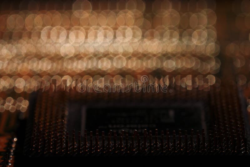 Microelectronics Computer Chip Background Stock Image - Image of ...