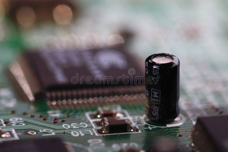 Microelectronics Computer Chip Stock Image - Image of chip, concept ...