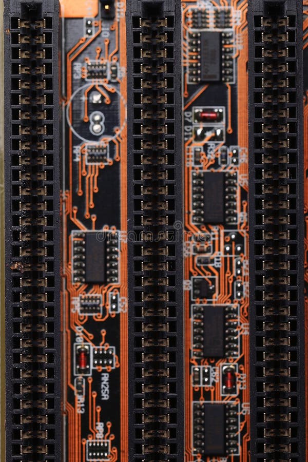 Microelectronics Computer Chip Background Stock Image - Image of ...