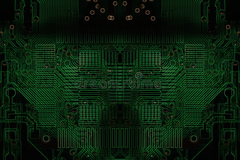 Microelectronics Computer Chip Stock Photo - Image of electronic ...
