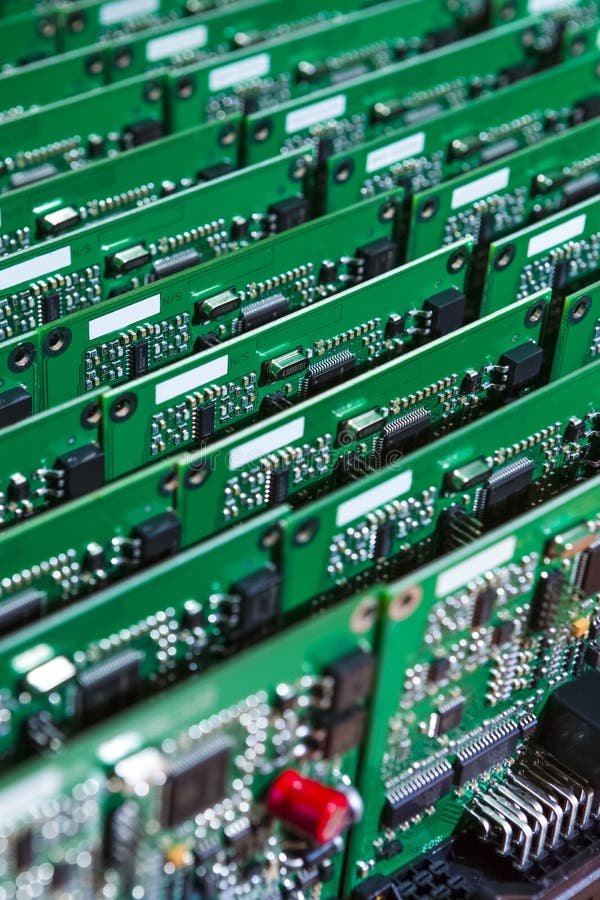 Microelectronics Industry and Manufacturing. Stack of Produced Printed ... Microelectronics Industry and Manufacturing. Stack of Produced Printed ...