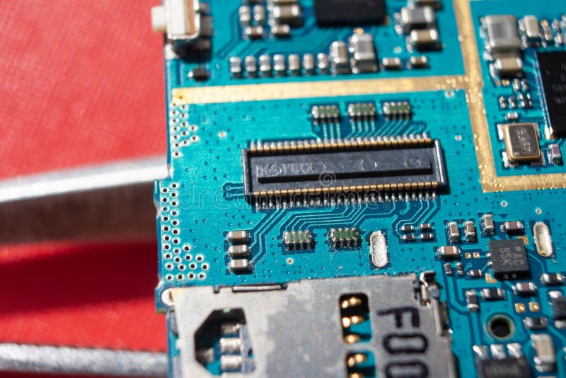 Microelectronics, Integrated Circuits. Microchips, Radio Components ...