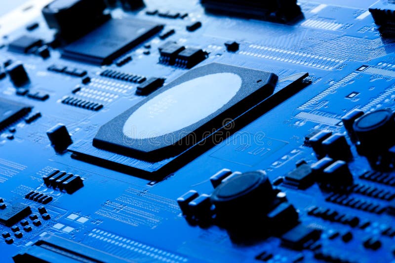 Microeletrônica imagem de stock. Imagem de digital, eletrônica - 21789171