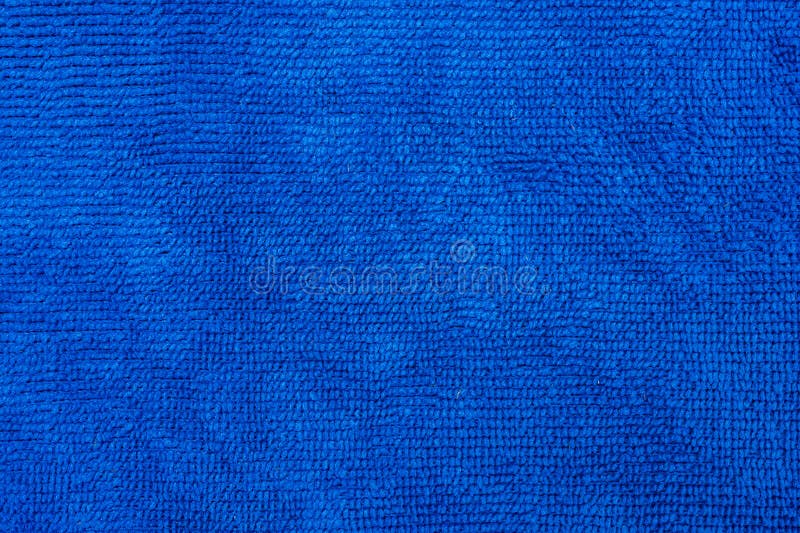 Full Frame Shot of Blue Microfiber Cloth Texture and Background. Stock ...