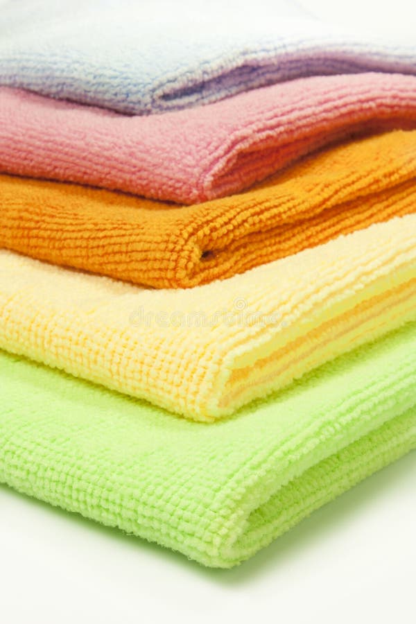 Microfiber cloths stock photo. Image of cleaning, woman - 30525100