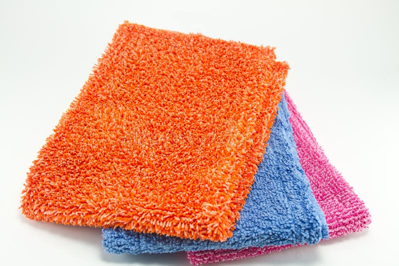 Microfibre cloths stock photo. Image of colored, polish - 16673322