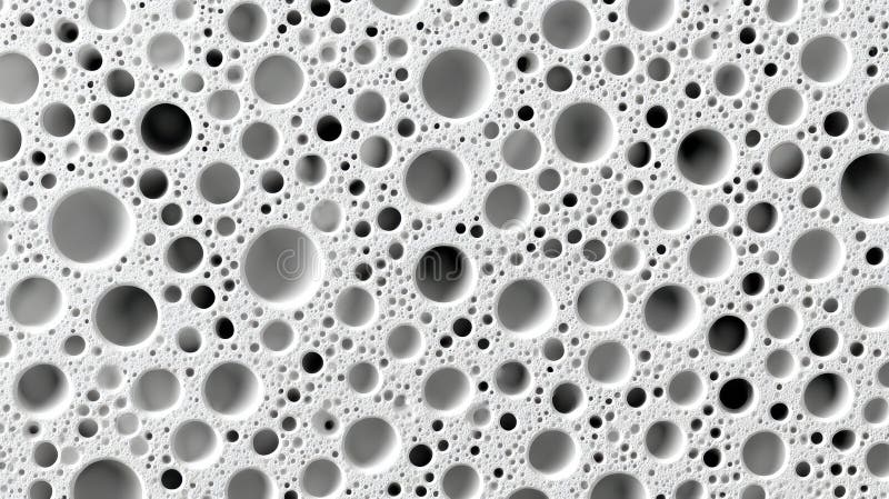 Microfoam Bubbles Pattern with Various Sizes and Shades in a Monochrome ...
