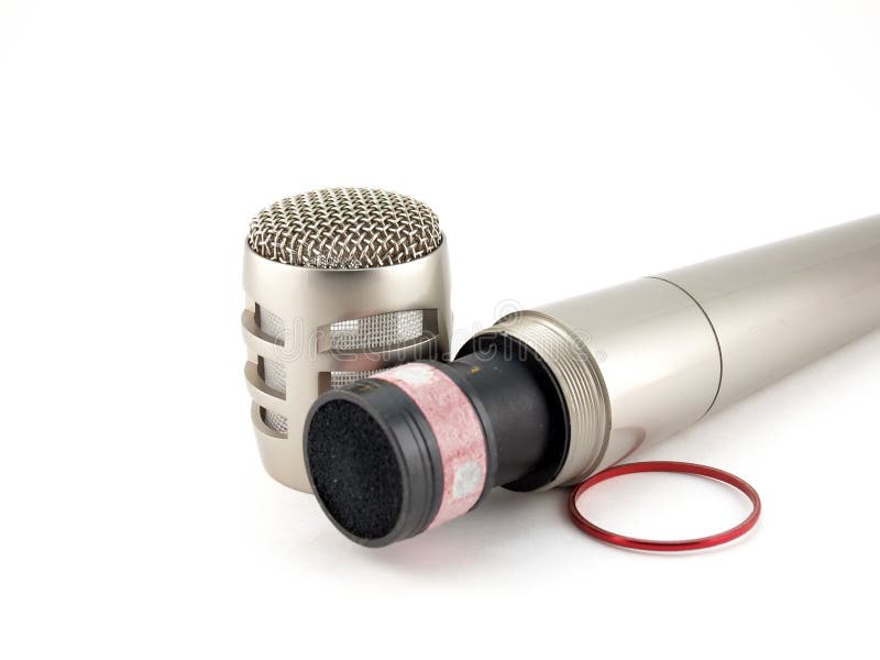 Microfone desmontado foto de stock. Imagem de simplicidade - 11597598