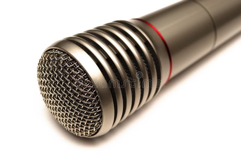 Microfono fotografia stock. Immagine di intervista, discorso - 110900532