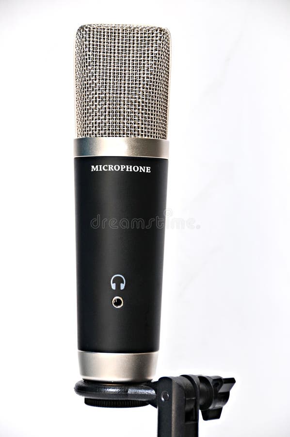 Microfono Professionale Di Ultima Generazione Immagine Stock - Immagine ...